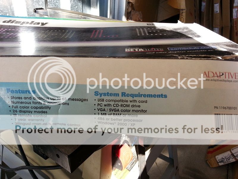 WTS Betabrite full color message display | Carolina Shooters Forum